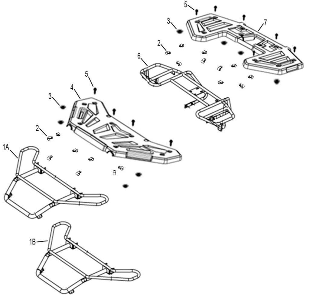 FRONT AND REAR RACK PLASTIC COVER (OPTIONAL) | b2b.aspshop.eu